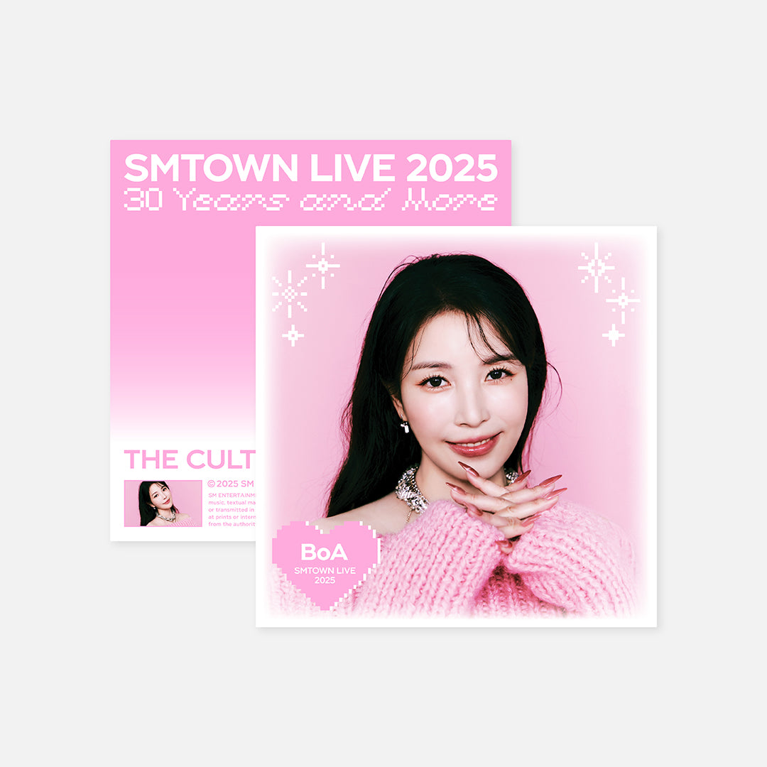 [SMTOWN LIVE 2025 2nd Drop MD] BoA - LP POSTER SET – Kpop Glow US